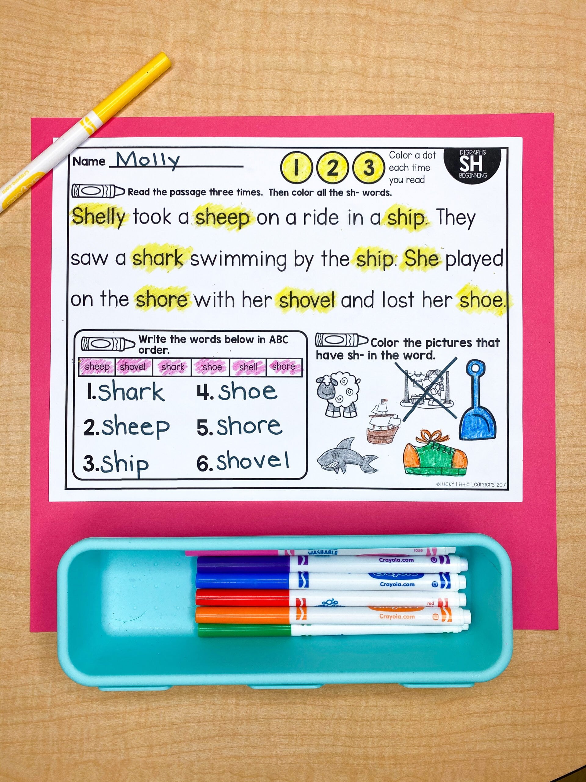 1st Grade Phonics Reading Passages - Lucky Little Learners