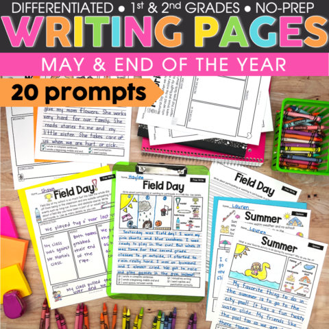 Writing Prompts Bundle - Lucky Little Learners