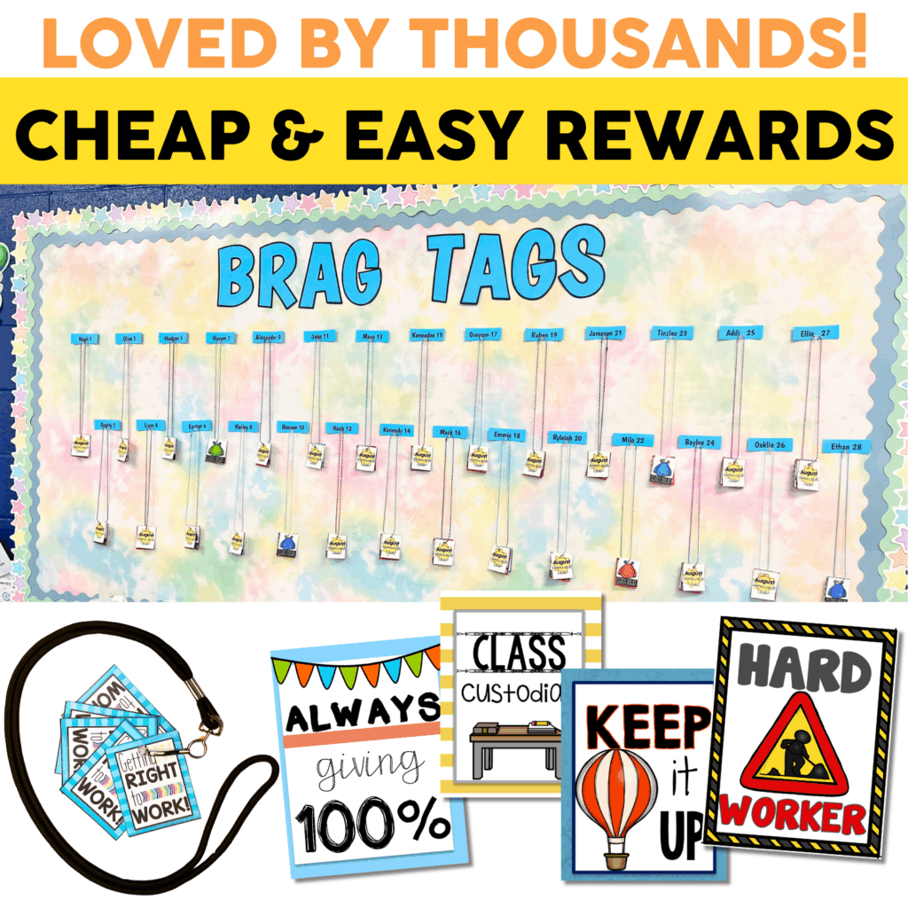 Brag Tags School Set 1 - Lucky Little Learners