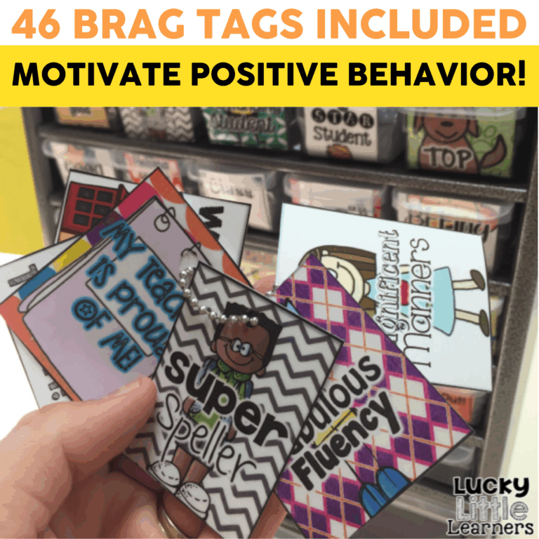 Brag Tags School Set 2 - Lucky Little Learners
