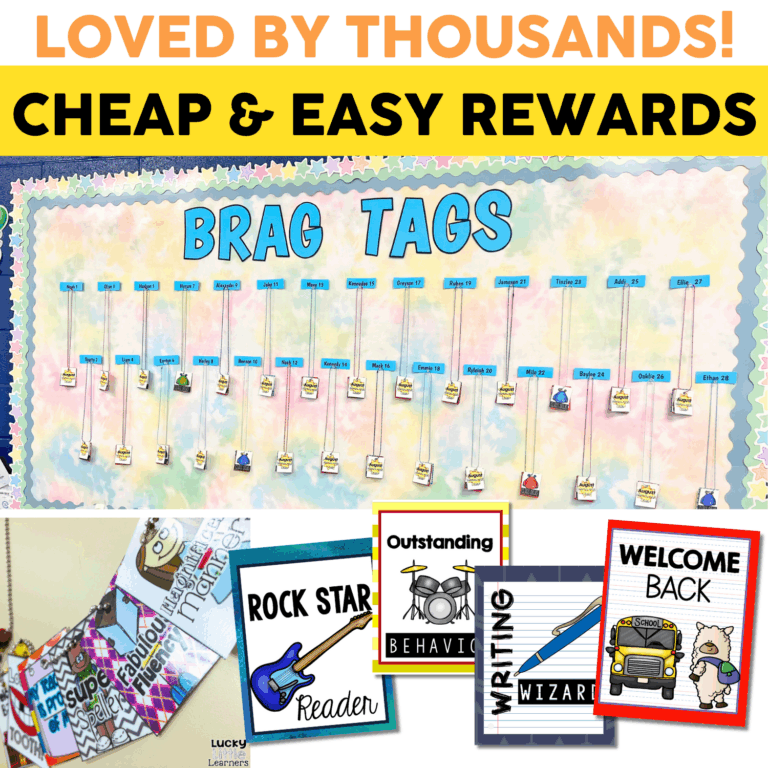 Brag Tags School Set 2 - Lucky Little Learners