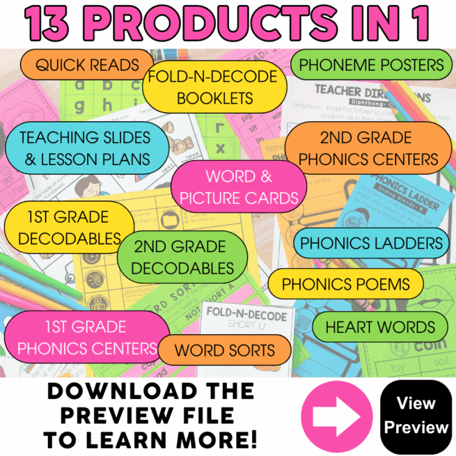 Phonics and SOR Mega Bundle - Lucky to Learn Phonics - Lucky Little ...
