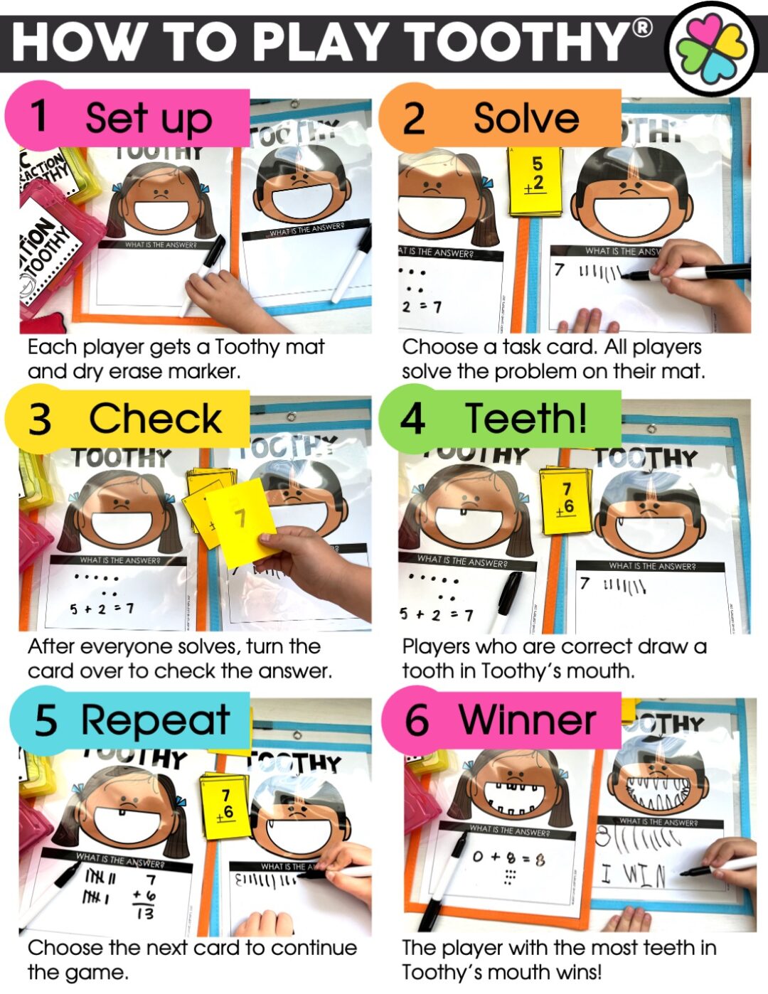 Grammar Toothy® Task Cards Bundle - Lucky Little Learners