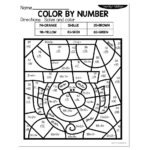 2-Digit Addition Spring Color by Number - Leprechaun - Lucky Little ...