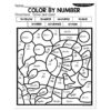 2-Digit Addition Summer Color by Number - Fish (Single) - Lucky Little ...