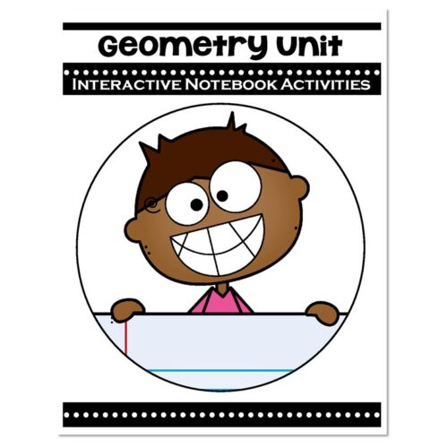 1st Grade Math Notebook Cover - Geometry - Lucky Little Learners