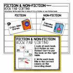 1st Grade Reading Center - Fiction vs Nonfiction - Lucky Little Learners