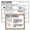 1st Grade Reading Center - Text Evidence - Lucky Little Learners