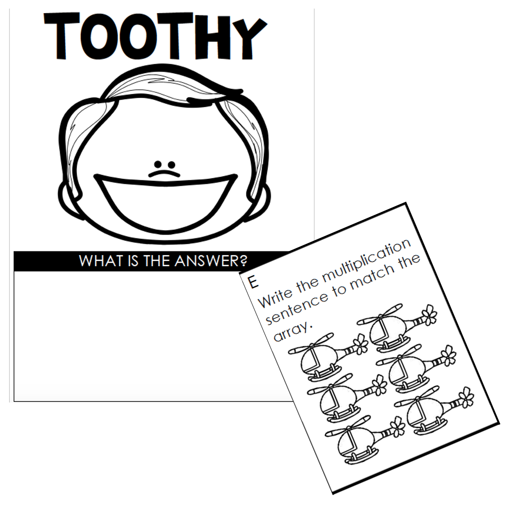 Toothy - Math - 1st & 2nd Grade - Arrays and Repeated Addition - Lucky ...