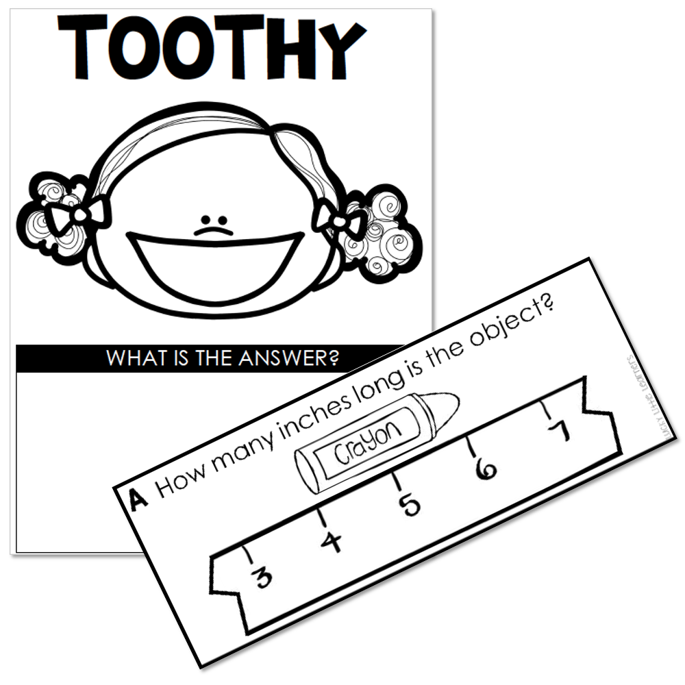 Toothy - Math - 1st & 2nd Grade - Measurement - Lucky Little Learners