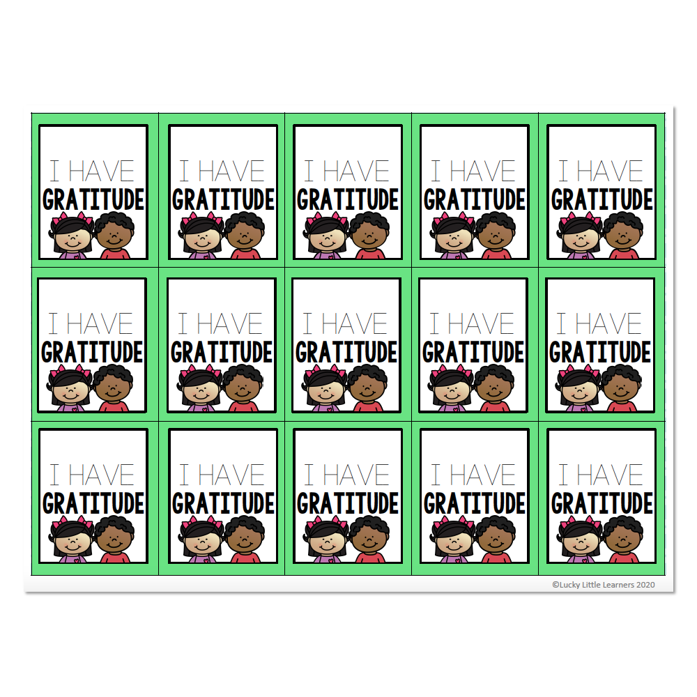 1st and 2nd Grade - Social Emotional Learning - Gratitude Unit - Brag ...