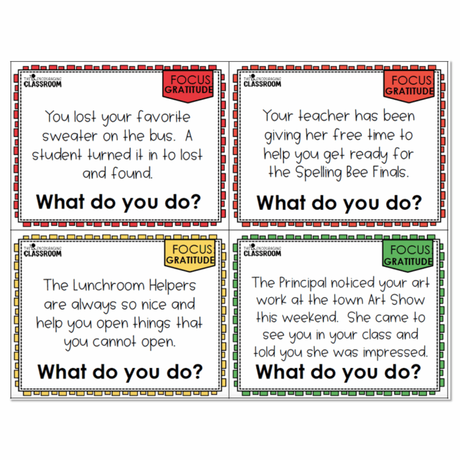 1st and 2nd Grade - Social Emotional Learning - Gratitude Unit ...
