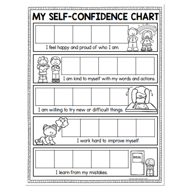 1st and 2nd Grade - Social Emotional Learning - Self-Confidence Unit ...