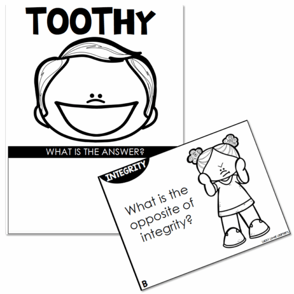 Toothy - Social Emotional Learning - 1st and 2nd Grade - Integrity ...