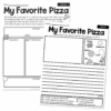 2nd Grade February Writing Pages - Opinion - My Favorite Pizza - Lucky ...
