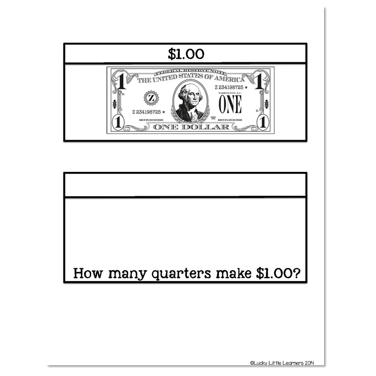 2nd Grade Math Notebook Money 1 00 Flip Flaps Lucky Little Learners 2nd Grade Math Notebook Money 1 00 Flip Flaps Lucky Little Learners