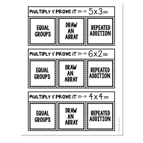 2nd Grade Math Notebook - Multiplication - Multiplication Flip Flaps ...