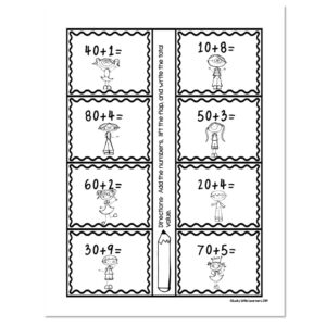 2nd Grade Math Notebook - Place Value - Expanded Form Flip Flaps ...