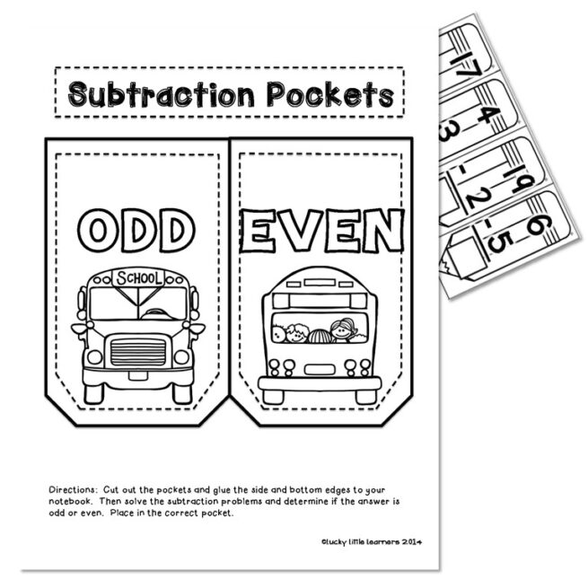 2nd Grade Math Notebook Subtraction Subtraction Pockets Lucky 2nd Grade Math Notebook Subtraction Subtraction Pockets Lucky
