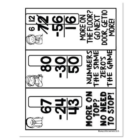 2nd Grade Math Notebook - Subtraction with Regrouping - Subtraction ...