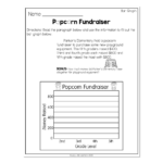 2nd Grade Math Worksheets - Data & Graphing - Bar Graph - Popcorn ...