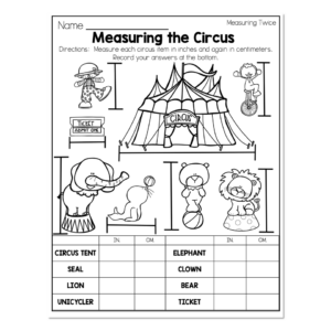 2nd Grade Math Worksheets - Measurement - Measuring Twice - Measuring ...