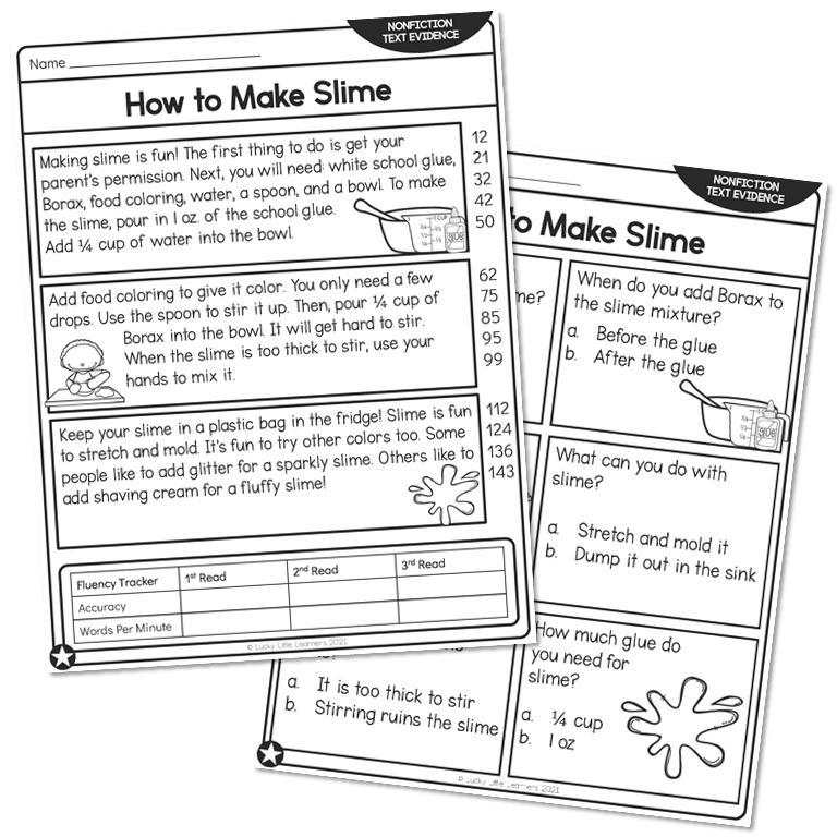 2nd Grade Nonfiction Text Evidence and 5 W's Reading Passage - How to ...