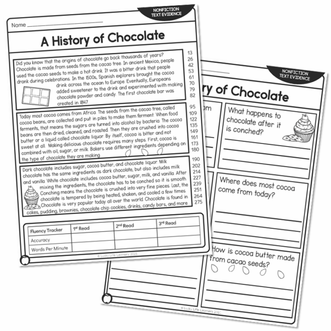 2nd Grade Nonfiction Text Evidence and 5 W's Reading Passage - The ...