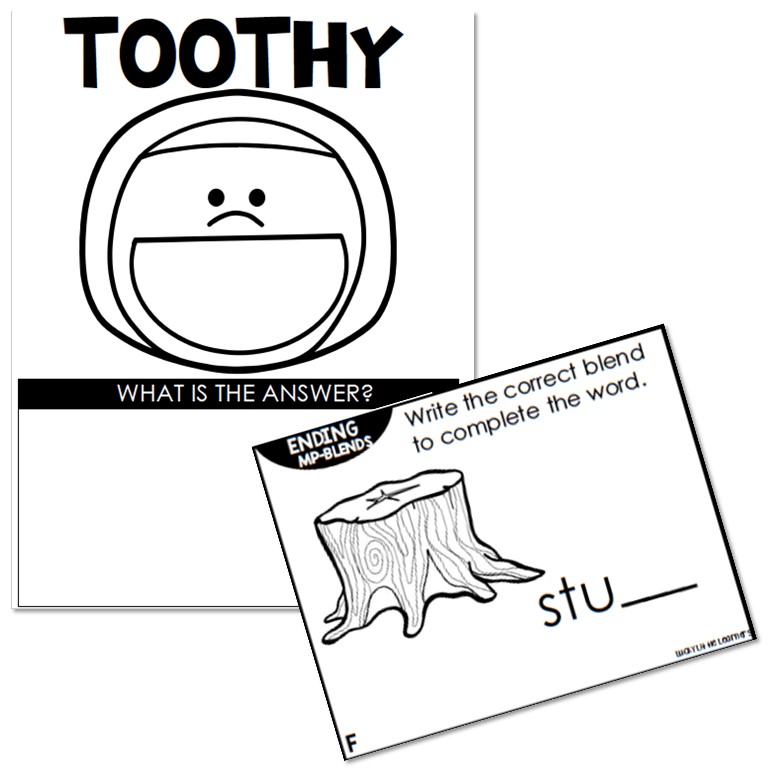 Toothy - Phonics- 1st & 2nd Grade - Ending N- and MP-Blends - Lucky ...