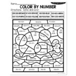 3-Digit Addition Fall Color by Number - Turkey (Cooked) - Lucky Little ...