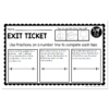 3rd Grade Exit Tickets - Fractions - 3.NF A.2 (A,B) - version 2 - Lucky ...
