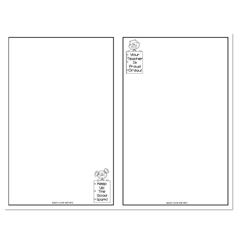 Brag Tag Book - Blank Pages - Lucky Little Learners