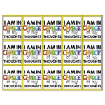Brag Tags - Growth Mindset - I Am In Charge Of My Thoughts - Lucky ...