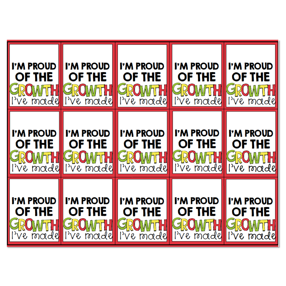 Brag Tags - Growth Mindset - Im Proud of the Growth Ive Made - Lucky ...