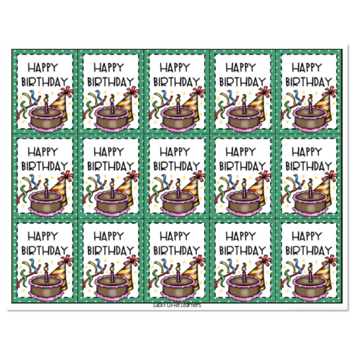 Brag Tags - Motivation - Happy Birthday - Lucky Little Learners
