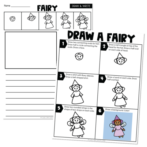 Characters - Directed Drawings - Following Directions - Fairy - Lucky ...