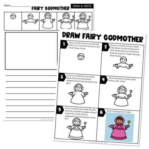Characters - Directed Drawings - Following Directions - Fairy Godmother ...
