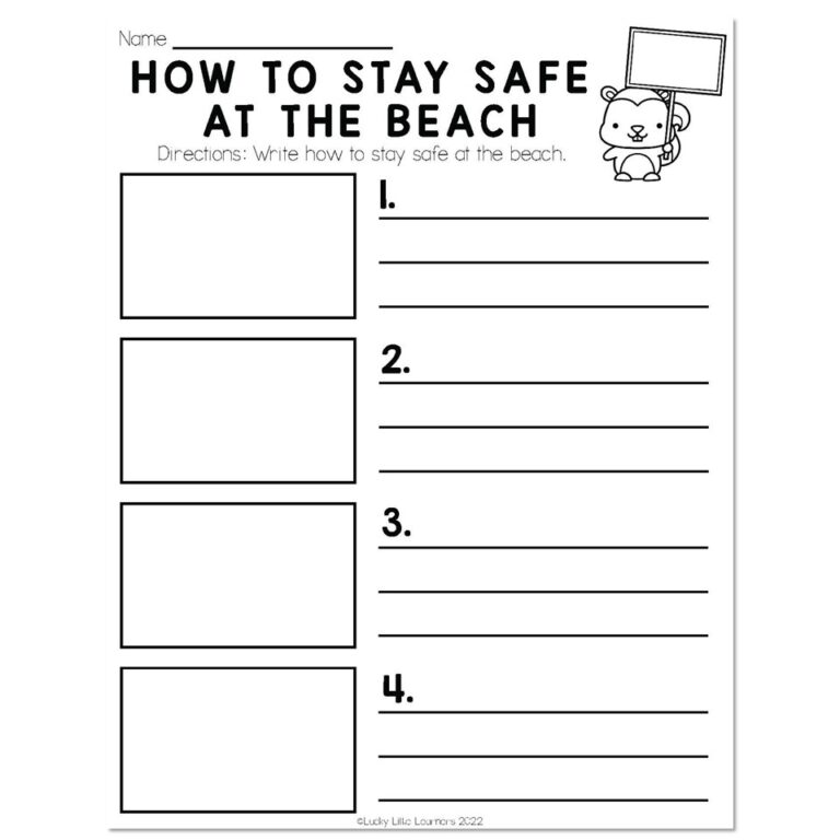Classroom Transformation - Beach Day - How to Stay Safe at the Beach ...