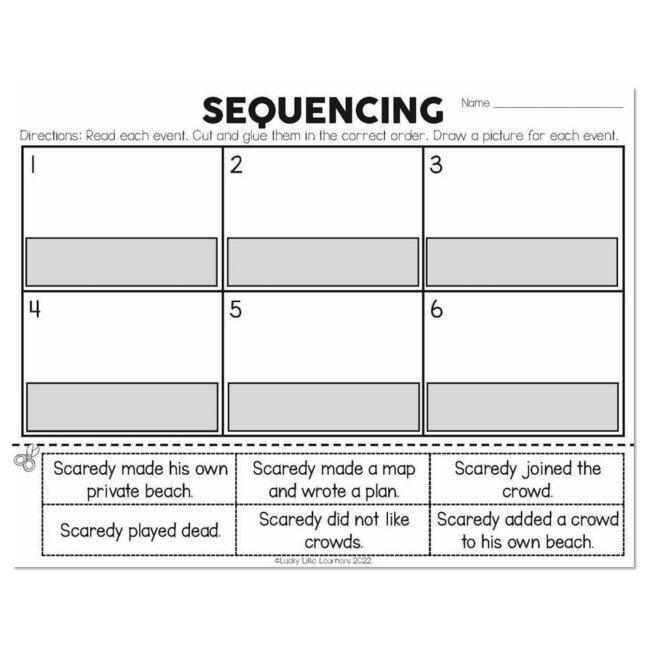 Classroom Transformation - Beach Day - Scaredy Squirrel Sequencing ...