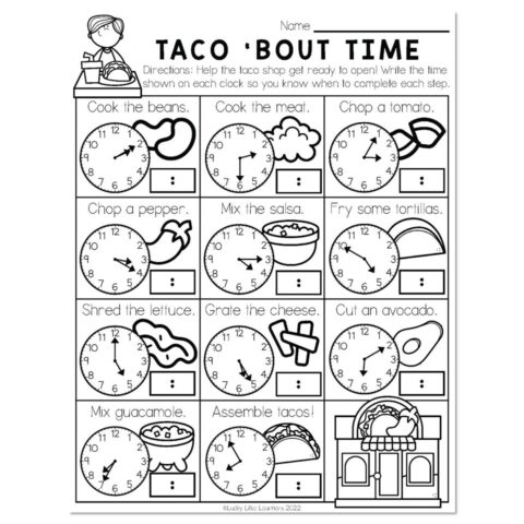 Classroom Transformation - Restaurant Day - Taco 'bout Time - Lucky ...