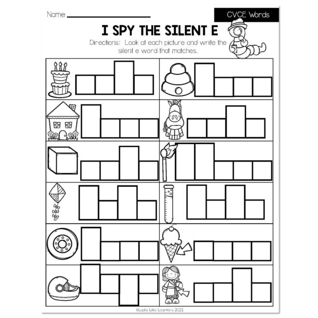 Fall - Early Finishers 2nd Grade - ELA - CVCE Words - I Spy the Silent ...
