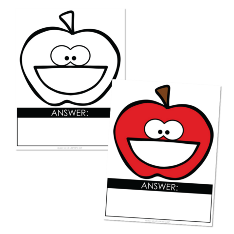 Holiday Toothy® Mats - Apple - Version 2 - Lucky Little Learners
