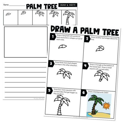 Holidays and Seasons - Directed Drawings - Following Directions - Palm ...