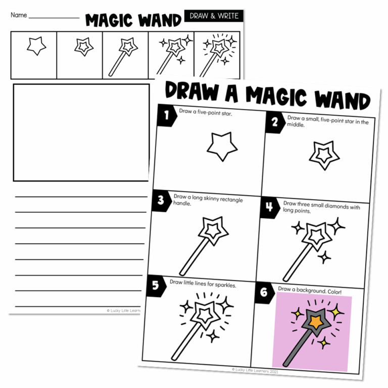 Just for Fun - Directed Drawings - Following Directions - Magic Wand ...