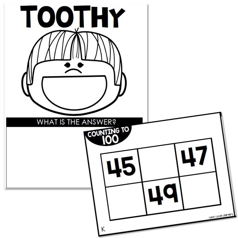 Toothy - Math - Kindergarten - Counting to 100 - Lucky Little Learners