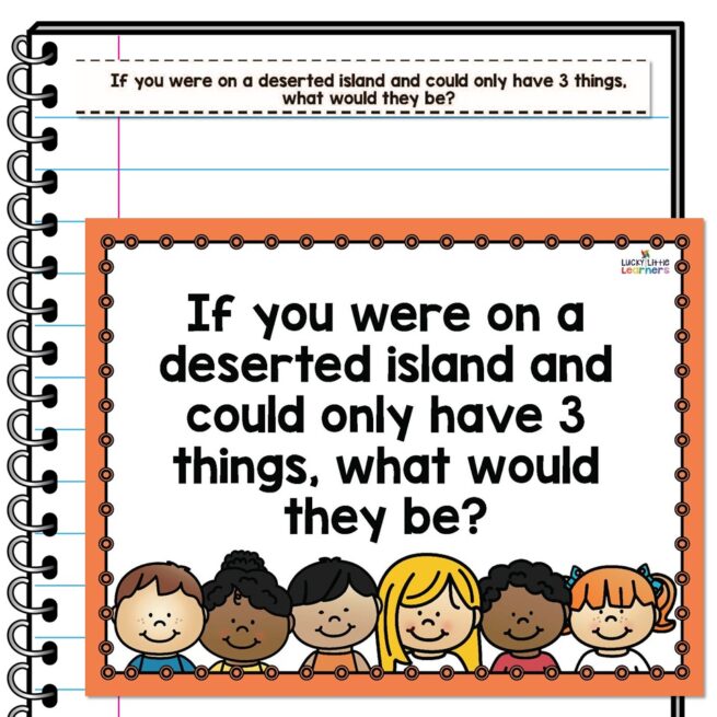 Morning Meeting Slides and Discussion - Journal Prompts - Set 44 ...