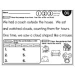 OU - Diphthongs Phonics Mats 1st Grade - Lucky Little Learners