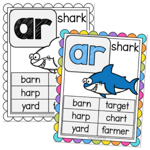 Phonics Posters - Long Vowels, Diphthongs, R-Controlled Posters - ar ...