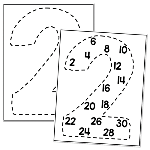 Skip Counting - Number Posters - Lucky Little Learners