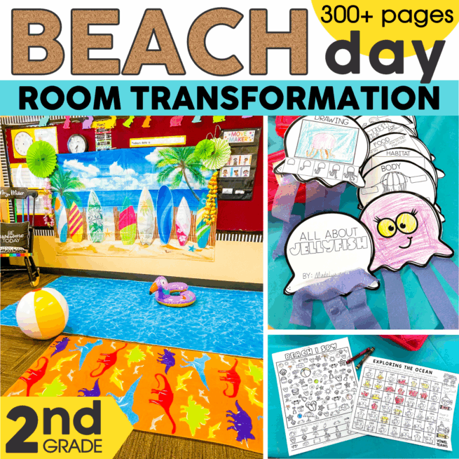 Beach Classroom Transformation - Lucky Little Learners